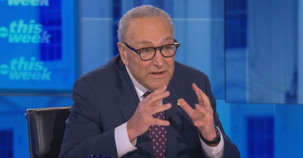 Schumer Plays Hardball: Won’t Rule Out Government Shutdown Unless GOP ...